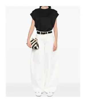 Jacquemus Sleeveless Tank Top With Sculpted Shoulders - Black
