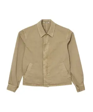 Auralee Collared Long Sleeve Jacket