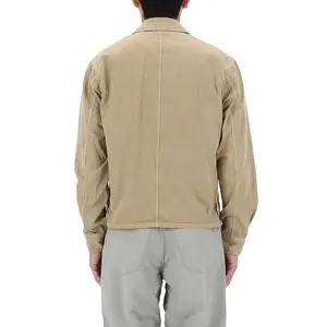 Auralee Collared Long Sleeve Jacket