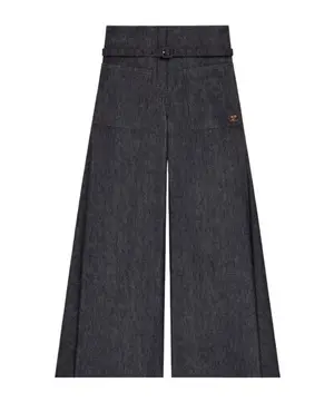 COURREGES Belted Palazzo Pants