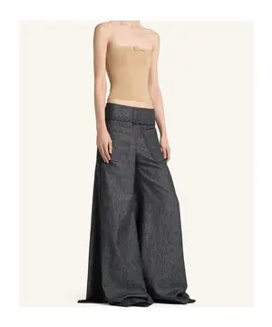 COURREGES Belted Palazzo Pants
