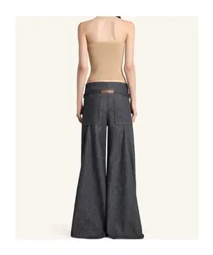 COURREGES Belted Palazzo Pants