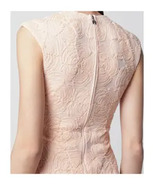 ROTATE BY BIRGER CHRISTENSEN Sleeveless Floral Embroidered Mini Dress