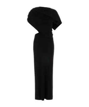 Alberta Ferretti Crewneck Evening Dresses