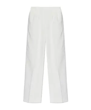 IRO PARIS Pleated Wide-leg Trousers - White