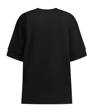 Alaïa Double Sleeve Crew Neck T-shirt - Black