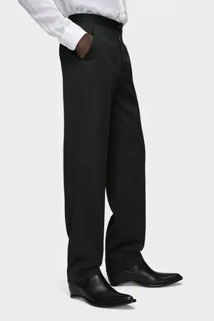 MAISON MARGIELA Slim-leg Trousers With Four Stitches - Black