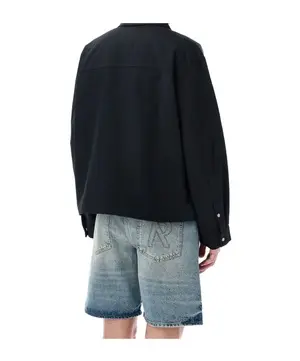 REPRESENT Zip-front Nylon Shirt