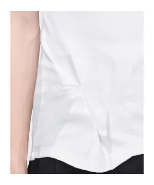 MAISON MARGIELA Asymmetric Hem Tank Top - White