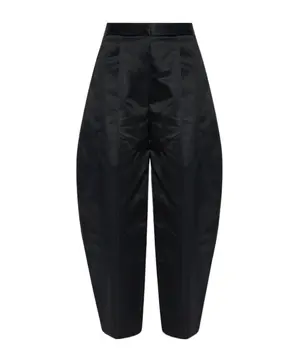 Alaïa High-waisted Pleated Tapered Pants