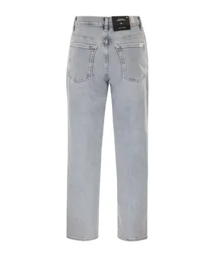 7 For All Mankind Stovepipe Straight Ankle Jeans