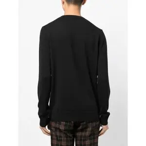Fred Perry Logo-embroidered Long-sleeved Crewneck Jumper