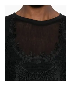 TWINSET Lace Optical Illusion T-shirt