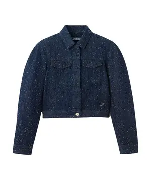 Jacquemus Ovalo De-nîmes Denim Jacket - Navy
