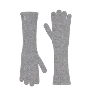 Max Mara Cashmere Gloves - Light Gray