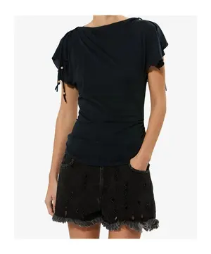 Isabel Marant Étoile Jazai Draped Sleeved Top