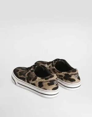 Dolce & Gabbana Leopard Print Dg Sailing Sneakers - Multicolor