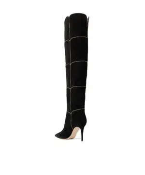 GIANVITO ROSSI 85mm Suede Over-the-knee Boots