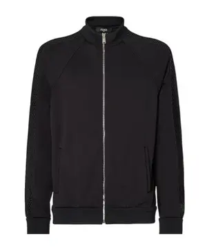 Fendi High-neck Zip-up Sweatshirt