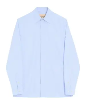 Valentino Garavani Vlogo Long-sleeve Shirt - Blue