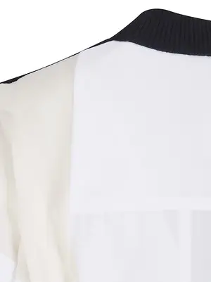 Sacai Short Sleeve Crewneck Dress - Black