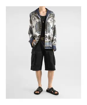 Dolce & Gabbana Dolce Gabbana Cargo Printed Twill Shirt