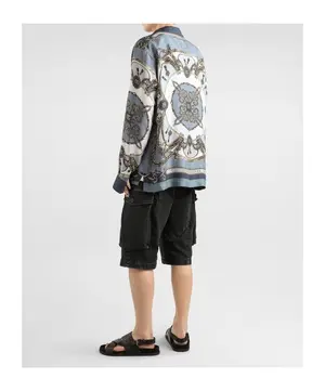 Dolce & Gabbana Dolce Gabbana Cargo Printed Twill Shirt
