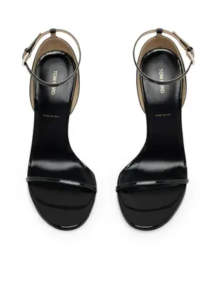 TOM FORD Patent Leather Ankle Strap Sandals