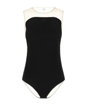 Courreges Round Neck Bodysuits