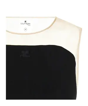 COURREGES Courrèges Illusion Sunshiel Tulle Bodysuit