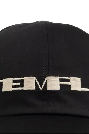 Rick Owens Baseball Cap - Black