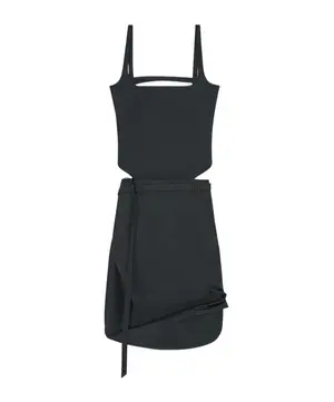 DIESEL® D-sanat Open-back Belted Dress