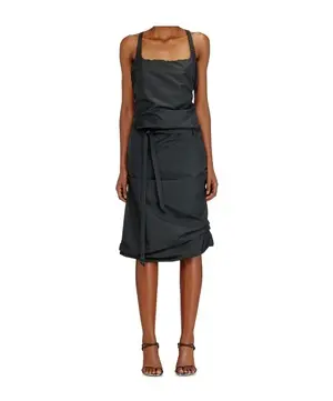 DIESEL® D-sanat Open-back Belted Dress