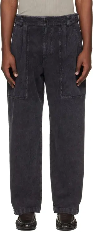 Isabel Marant Étoile Ilyan Washable Finish Belted Trousers