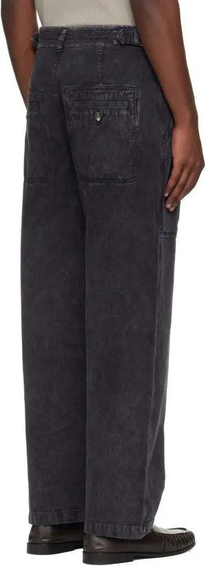 Isabel Marant Étoile Ilyan Washable Finish Belted Trousers