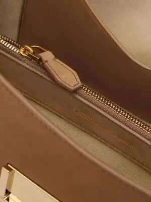 AMI Paris Small Mimi Bag - Brown