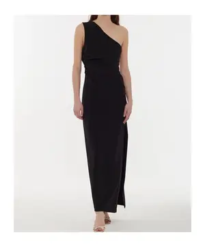 P.a.r.o.s.h One-shoulder Maxi Dress - Black