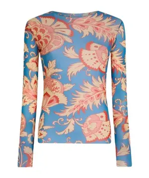 Etro Round Neck Kaftans Tunics
