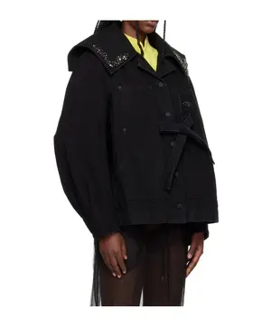 Simone Rocha Bow-tie Denim Jacket