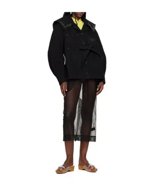 Simone Rocha Bow-tie Denim Jacket