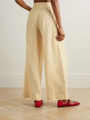 Posse High-waisted Wide-leg Trousers