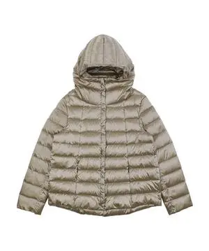Max Mara Hooded Quilted Down Jacket