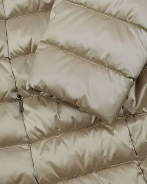 Max Mara Hooded Quilted Down Jacket