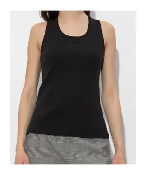 Balmain Embroidered Logo Tank Top