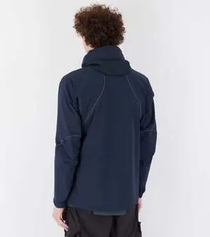 AND WANDER Hooded Zip-up Jacket With Multiple Pockets