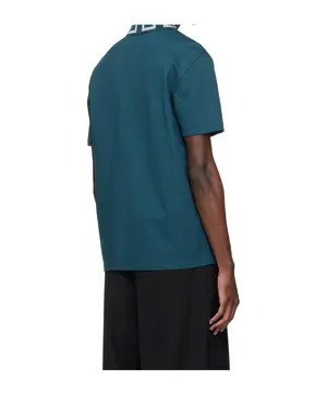 Versace Embroidered Cotton Pique Polo