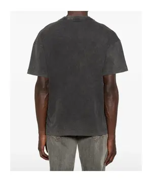 Palm Angels Logo-print Faded-effect T-shirt