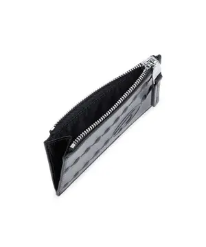 DIESEL® Embossed Zip Card Case