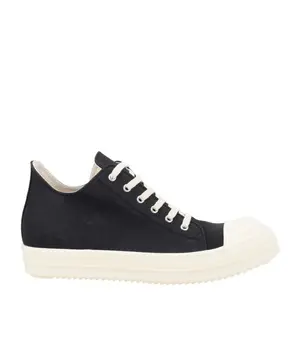 Rick Owens Canvas Lace-up Low-top Sneakers