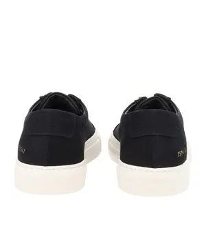 COMMON PROJECTS Achilles Nubuck Lace-up Sneakers - Black